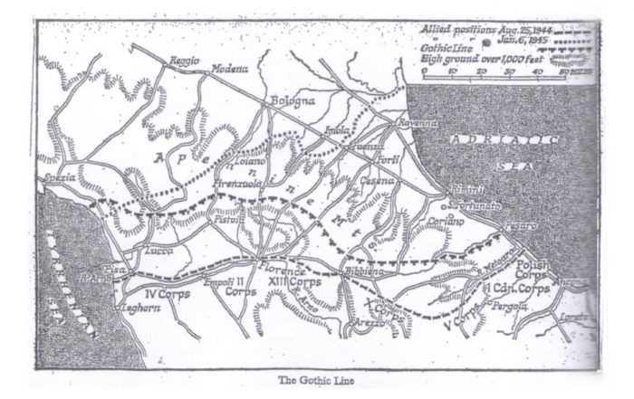mappa_linea-gotica - Museo Aviazione