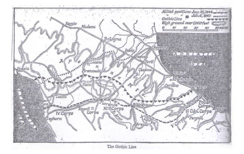 mappa_linea-gotica - Museo Aviazione